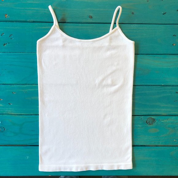 Malibu Sugar | Shirts & Tops | Malibu Sugar Girls Ribbed White Tank ...